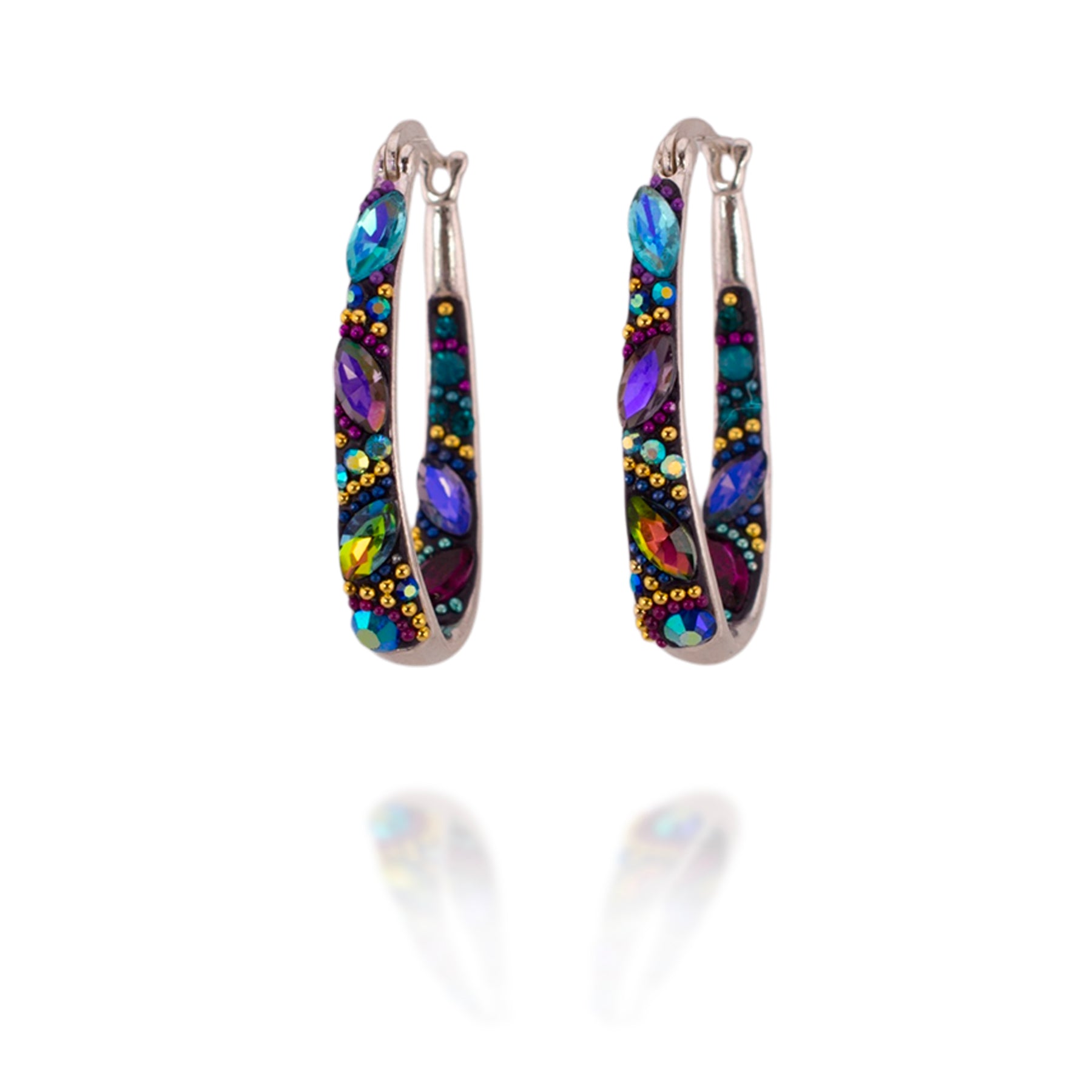 Inside Outside Hoops (Litmus) by Mosaico Jewels from Harold & Hazel