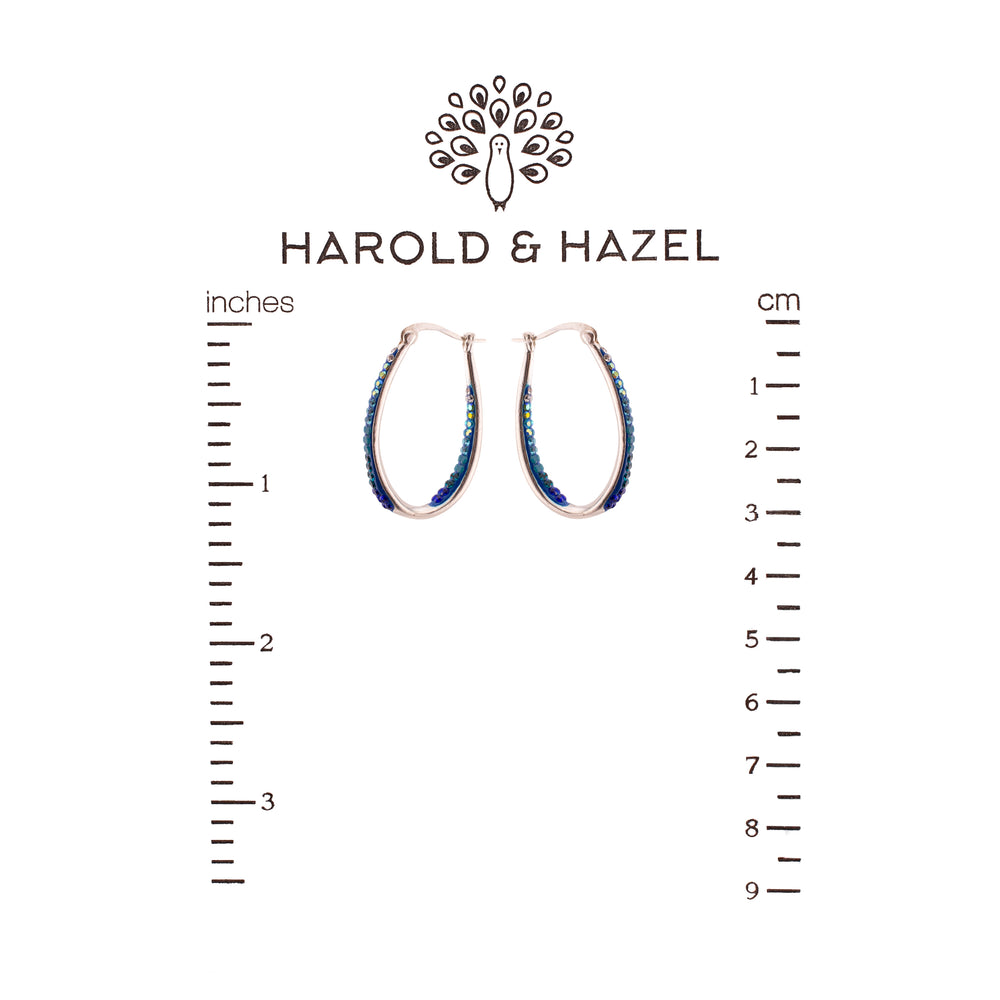 Inside Outside Hoops (Bugambilia) by Mosaico Jewels from Harold & Hazel